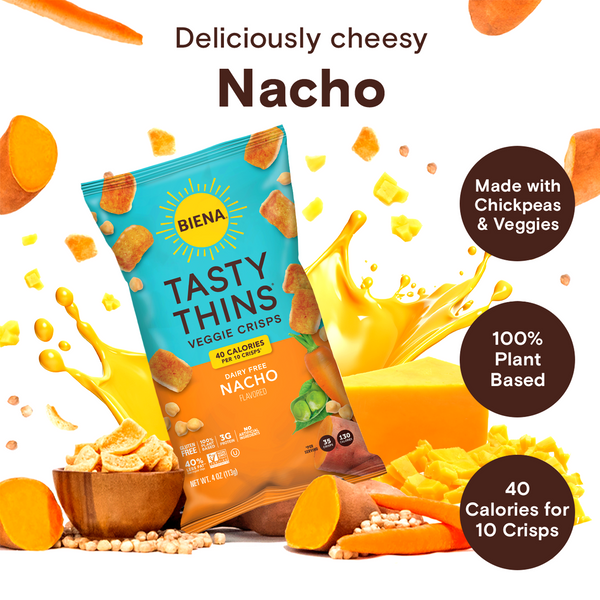 Nacho Tasty Thins - Biena Snacks