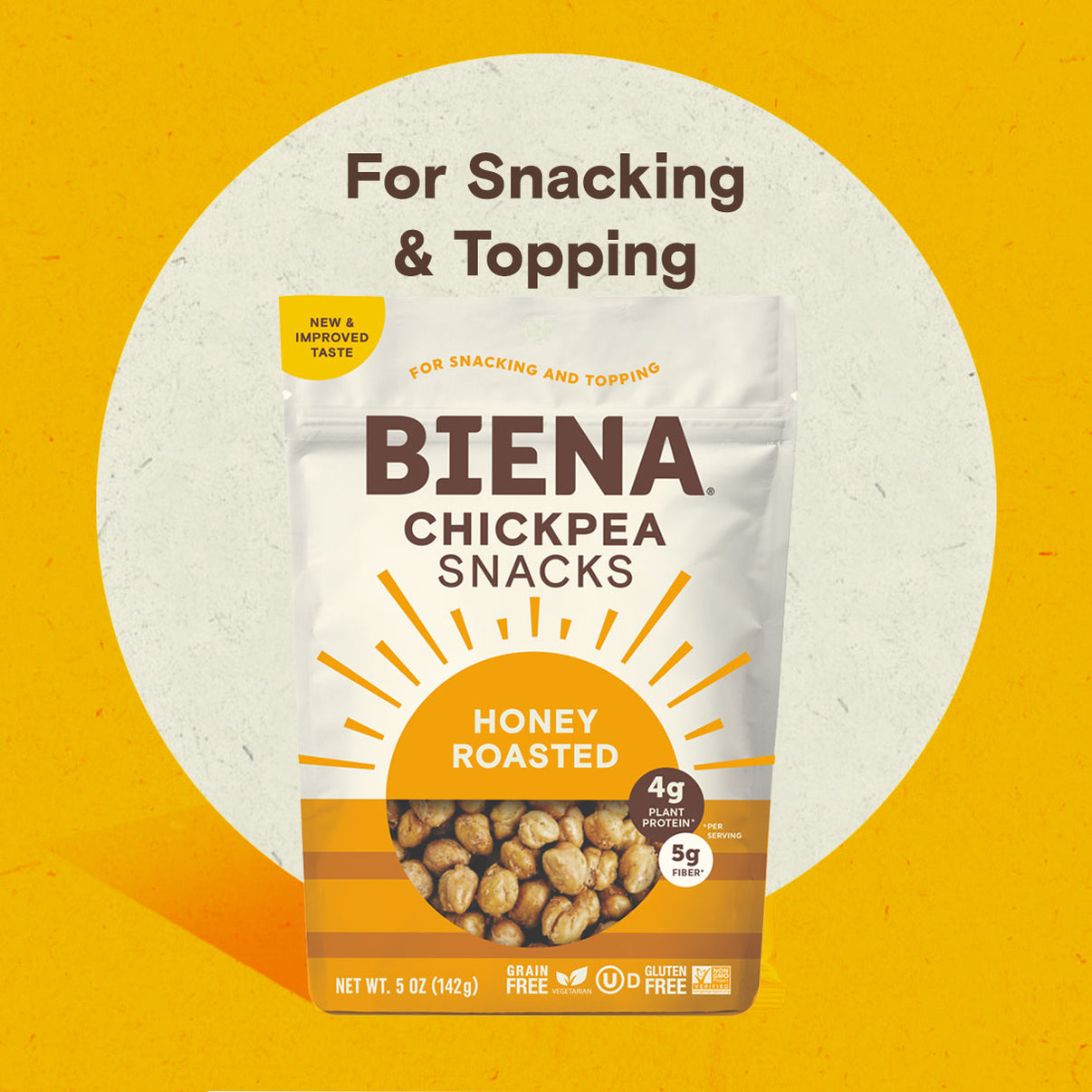 Honey Roasted Chickpeas | Biena Crunchy Chickpea Snacks – Biena Snacks